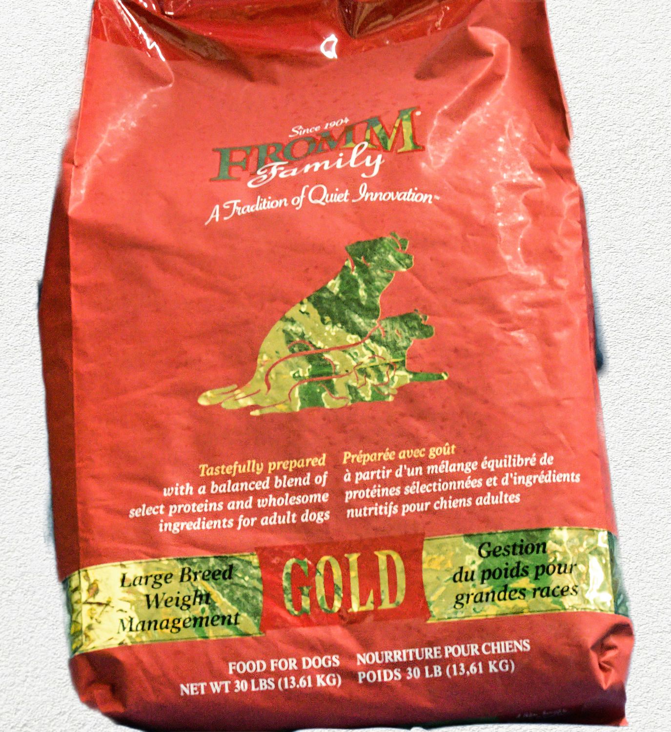 Fromm Family Gold Weight Management Large Breed Adult Dry Dog Food 30 ...