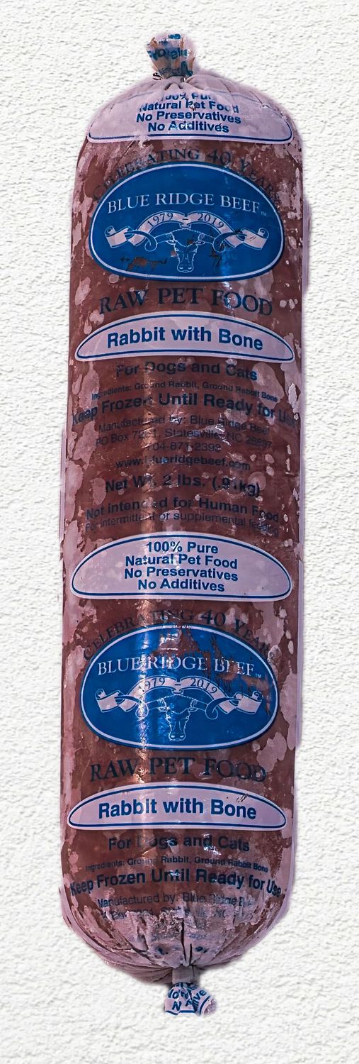 BLUE RIDGE BEEF BRB FROZEN RAW CHUB RABBIT WITH BONE 2 – LB – Store ...