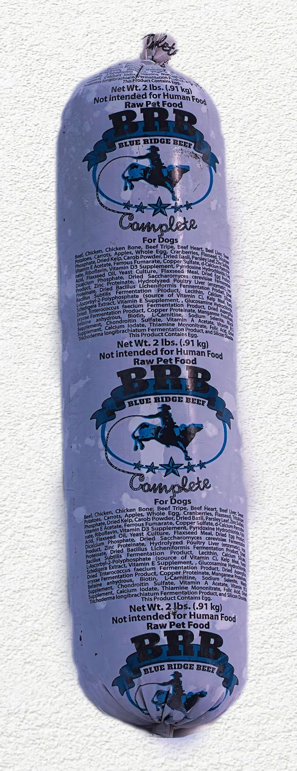 BLUE RIDGE BEEF BRB FROZEN RAW CHUB COMPLETE 2 – LB – Store ...