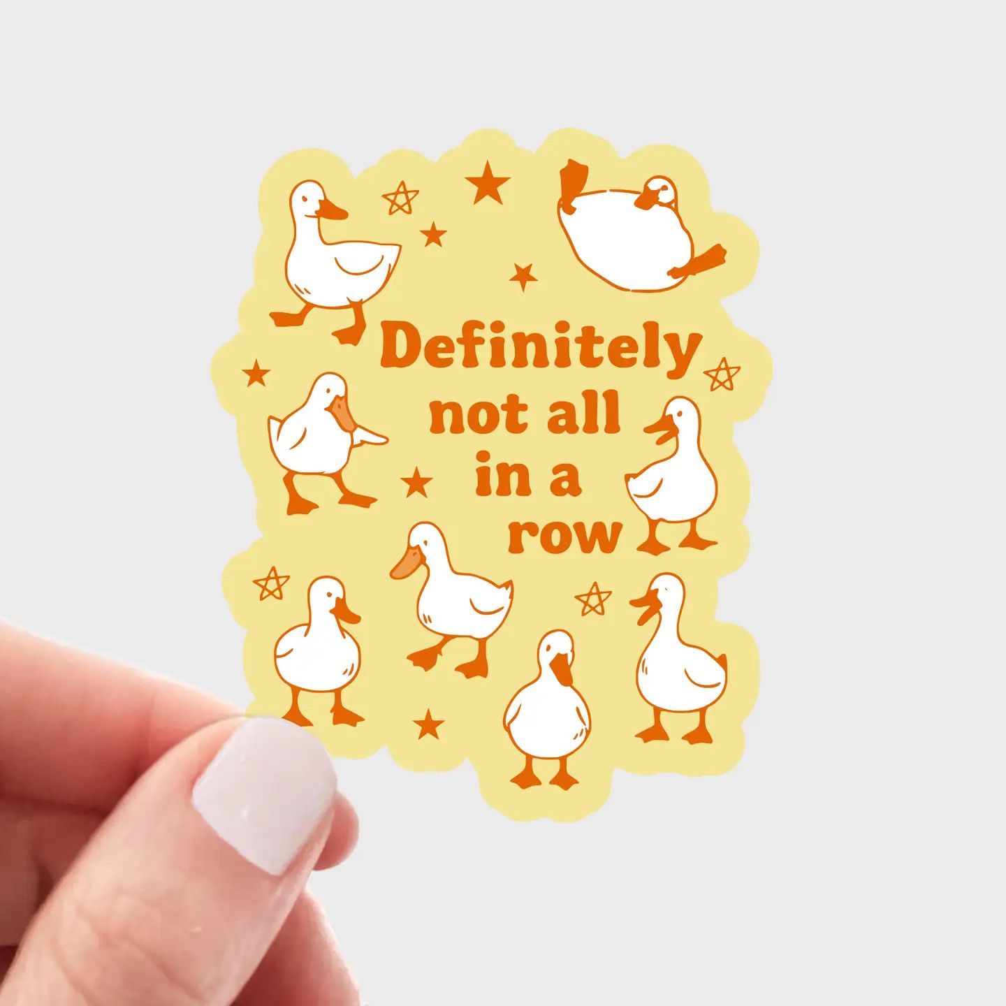 Yarnival Definitely Not in a Row Sticker - Shop Pet Food & Farm ...