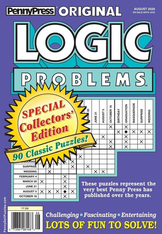 Word Search Subscriptions | Original Logic Problems Subscription