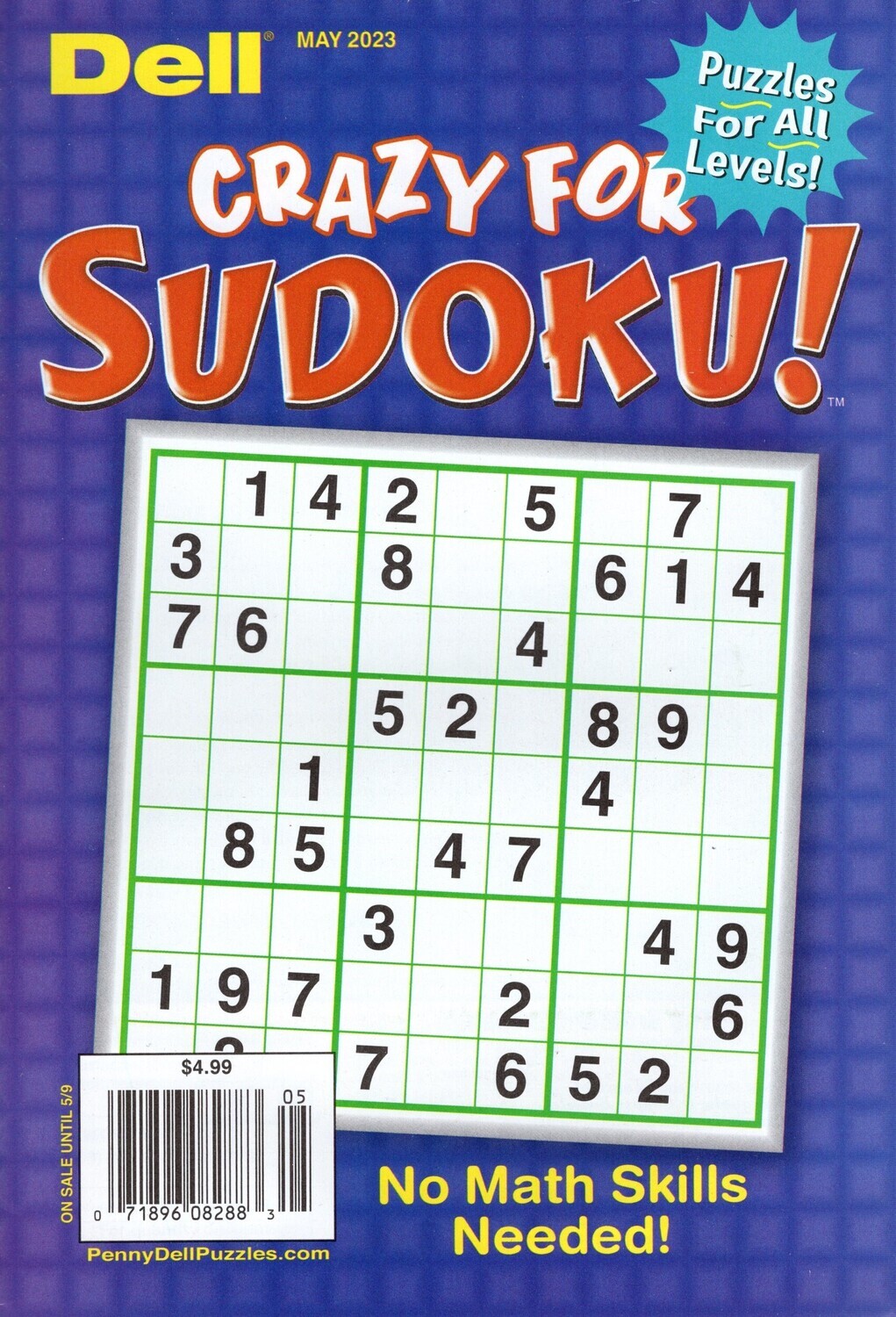 Dell Crazy for Sudoku! | Dell Sudoku Puzzle Books