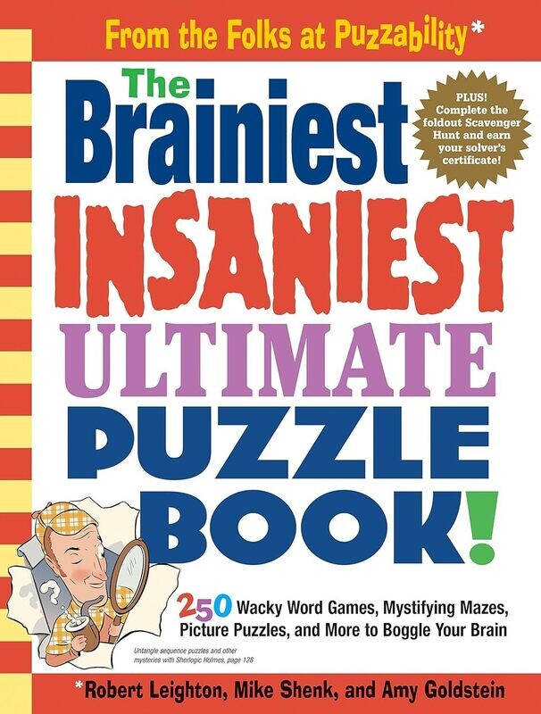 The Brainiest Insaniest Ultimate Puzzle Book! | Logic Puzzle Books