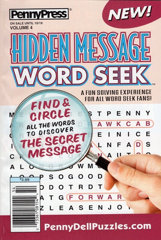 Hidden Message Word Seek puzzles | Secret Message puzzles