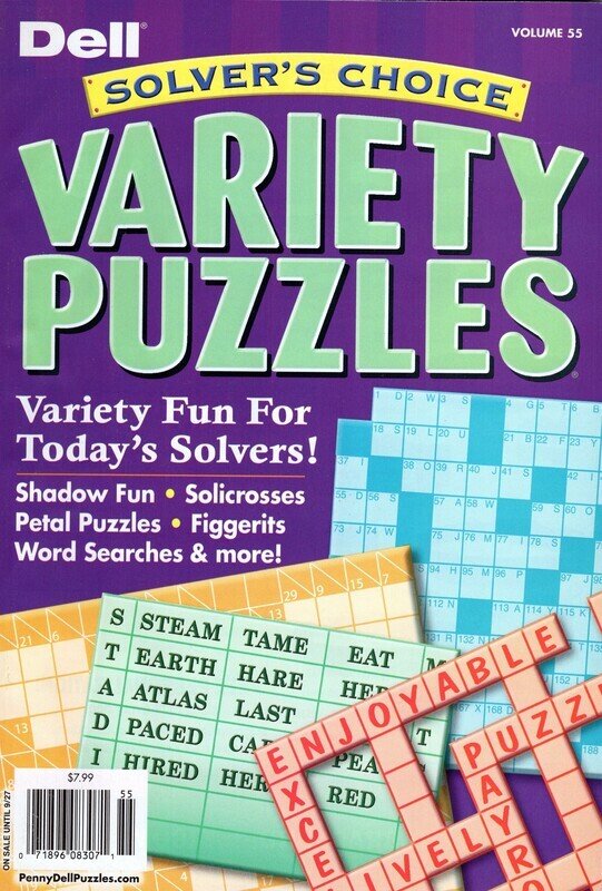 Dell Solver’s Choice Variety Puzzle Vol 55 | Variety Puzzle Books