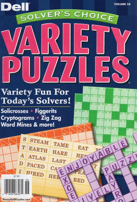 Penny Press Dell Solver's Choice Variety Puzzles | Dell Solver’s Choice ...