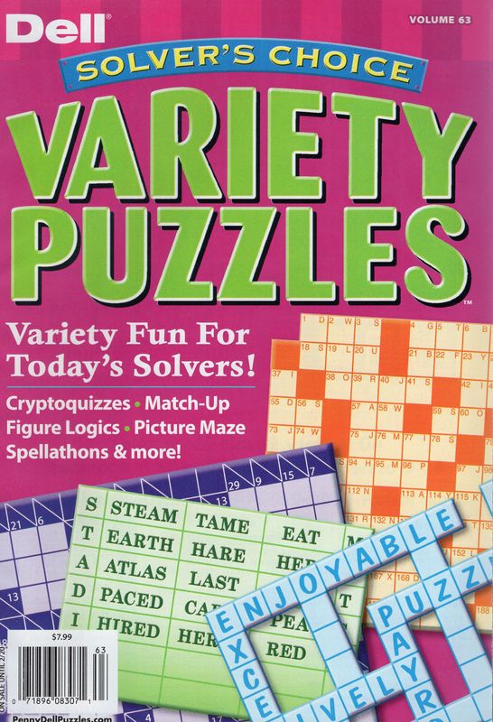 Dell Solver’s Choice Variety Puzzle Vol 63 - 2024
