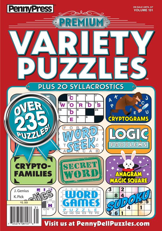 Puzzle Book Store Variety Puzzles | Premium Variety Puzzles