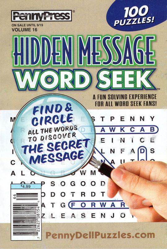 The Best Puzzle Book for Adults | Hidden Message Word Seeks