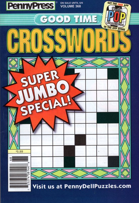 PennyPress Good Time Crosswords Puzzle Book #368