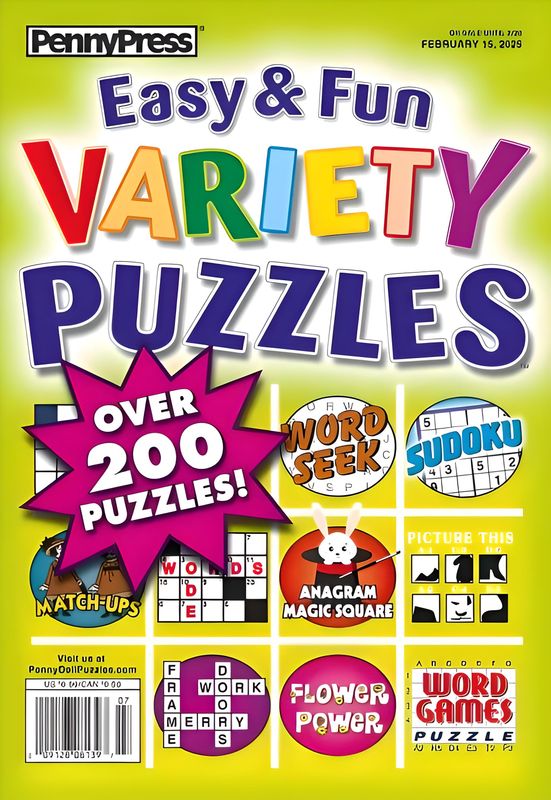 Variety Puzzles | Easy & Fun Variety Puzzles February 2025