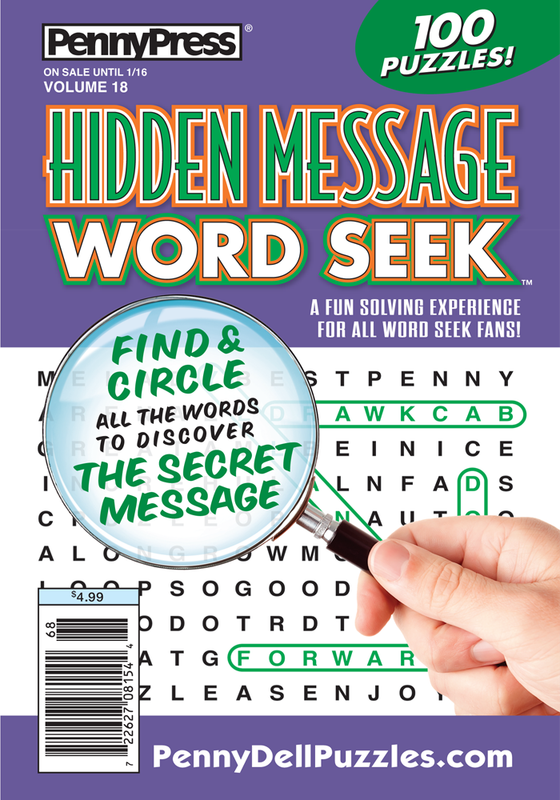 Puzzle Book Store | Hidden Message Word Seeks