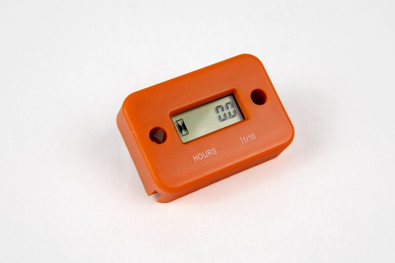 Hour Meter for Small Engine (orange)