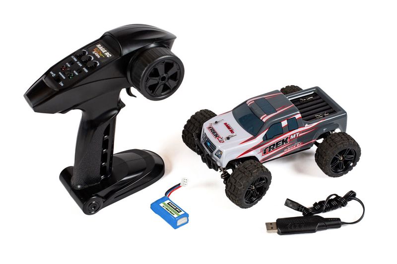 RGRC2500 RAGE Mini Trek MT 1/24 RTR Monster Truck - Gray