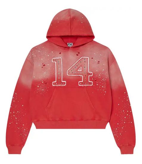 VALE 14 PATCH PULLOVER RED