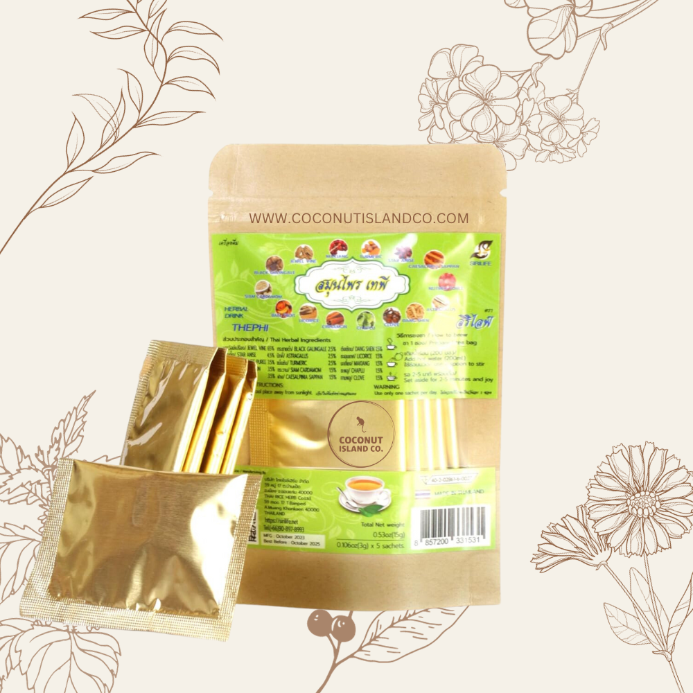 Coconut Island Co - 100% Natural, Approved Tapee Tea
