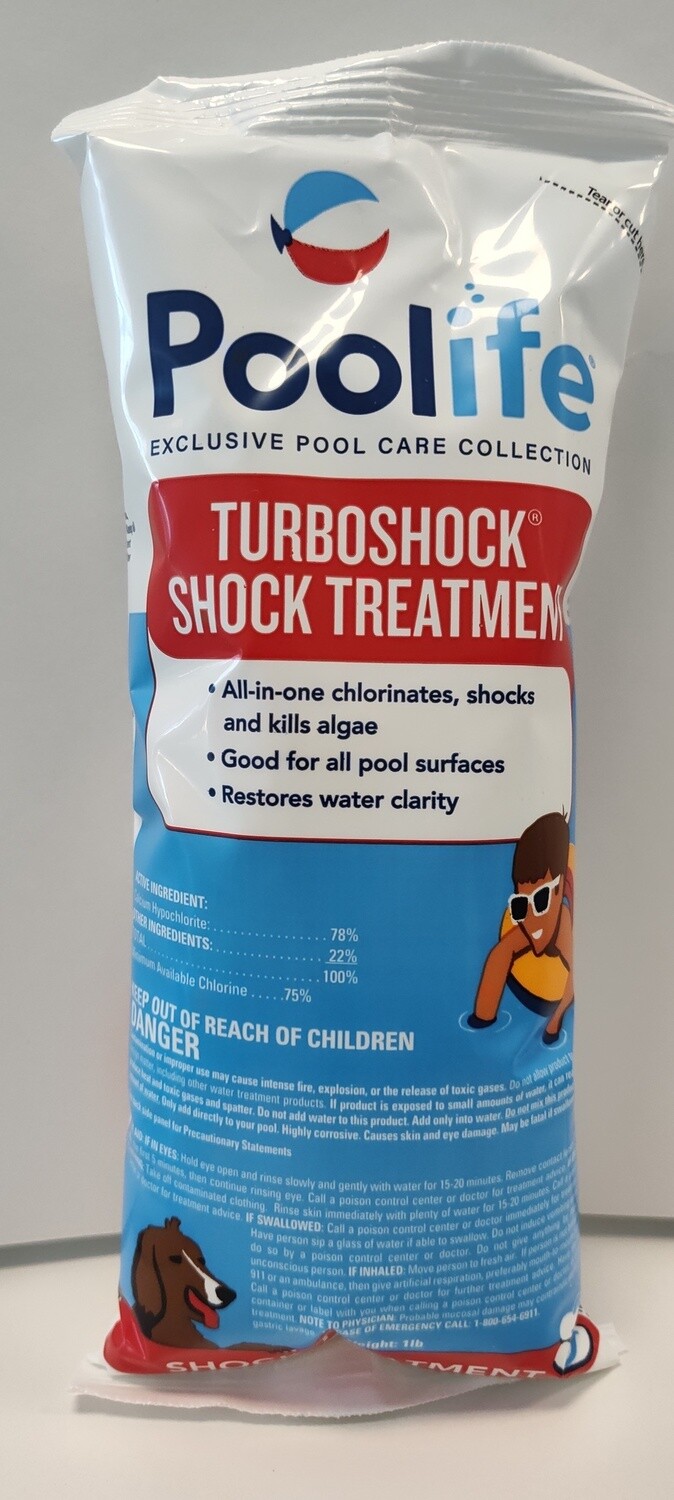 Poolife® Turbo Shock 1 lb Bag (Calcium Hypochlorite) - Store - All In ...