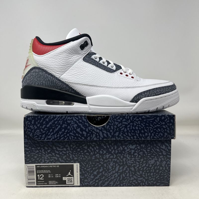 Jordan 3 Retro SE Fire Red Denim (2020)