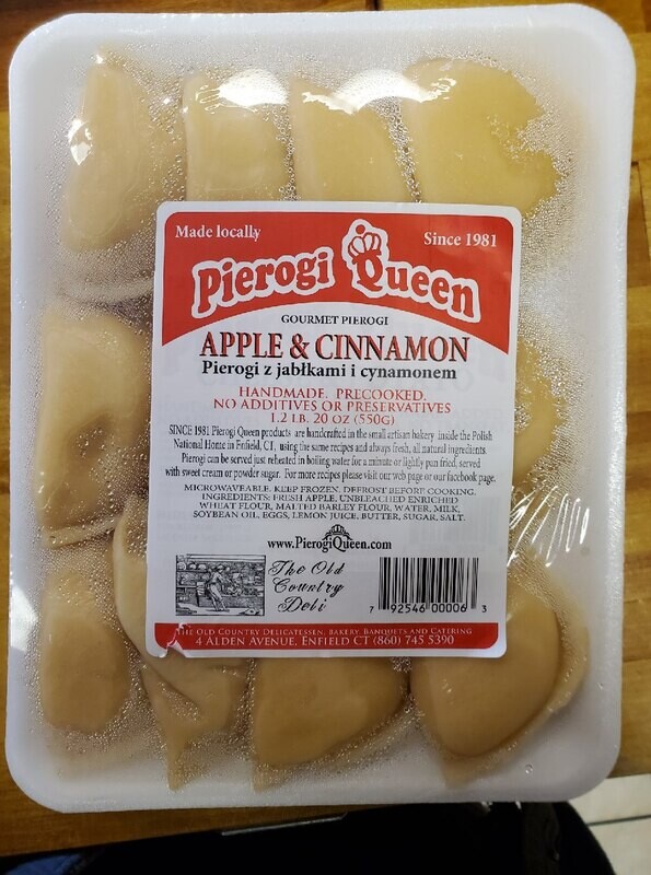 Pierogi Packaged - 12, 1.2LB with Apple and Cinnamon