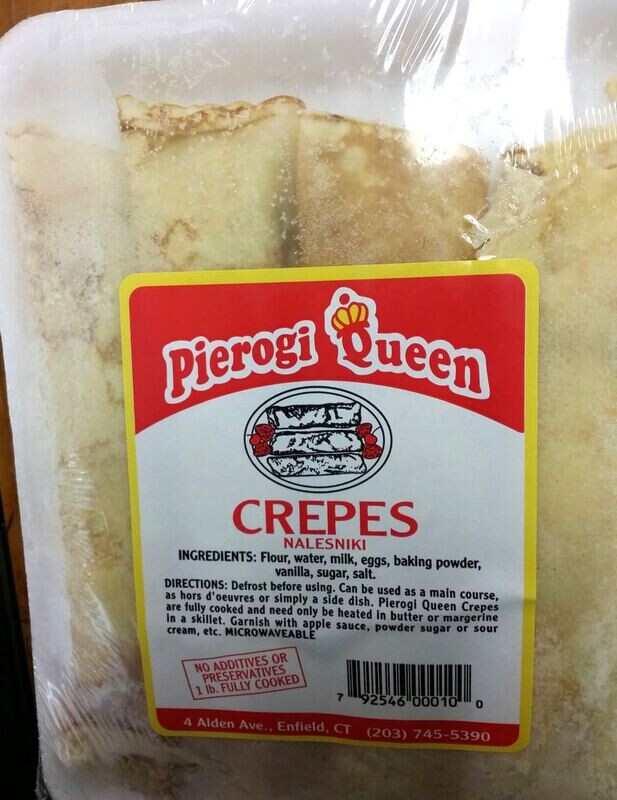 packaged crepes with sweet cheese