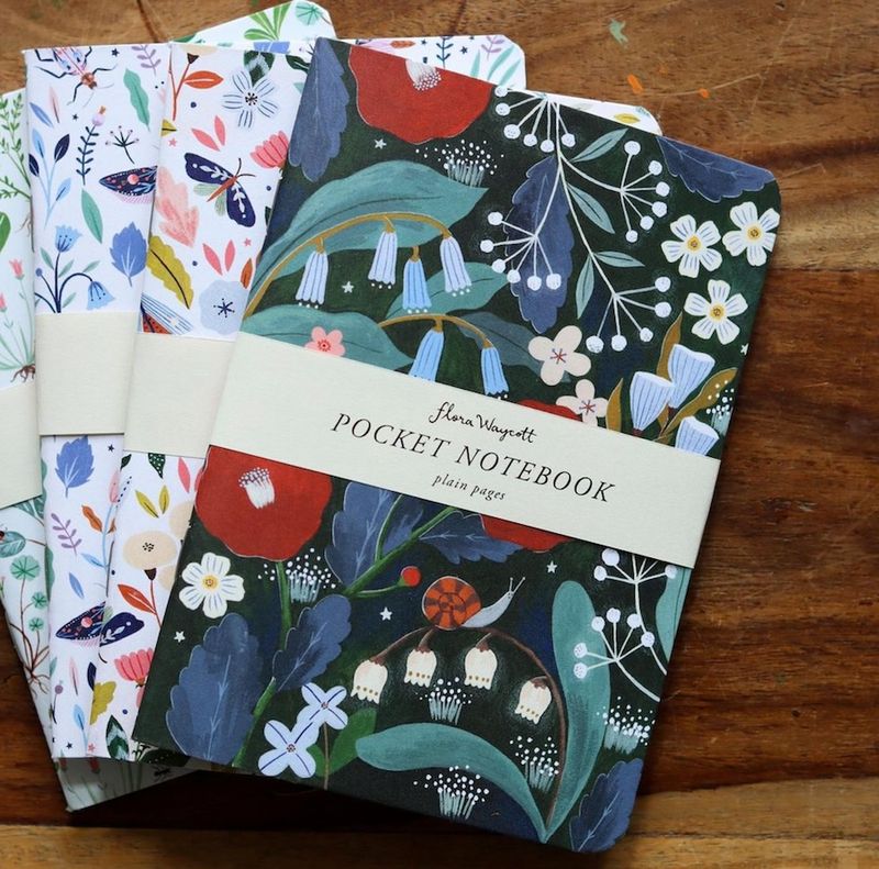 Flora Waycott A6 Pocket Notebooks