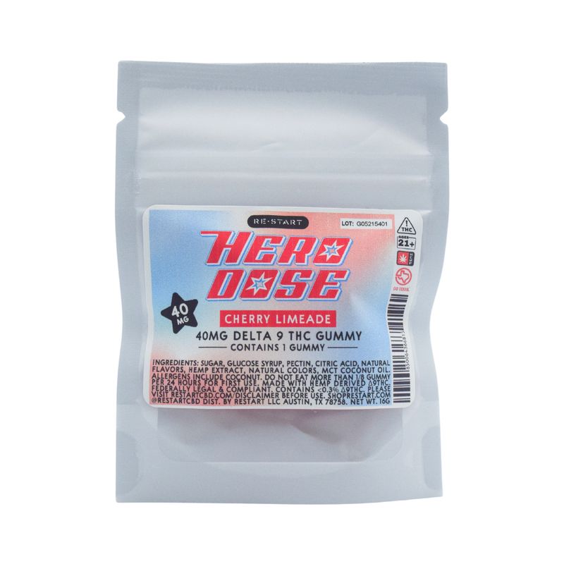40 - 45mg THC Hero Dose