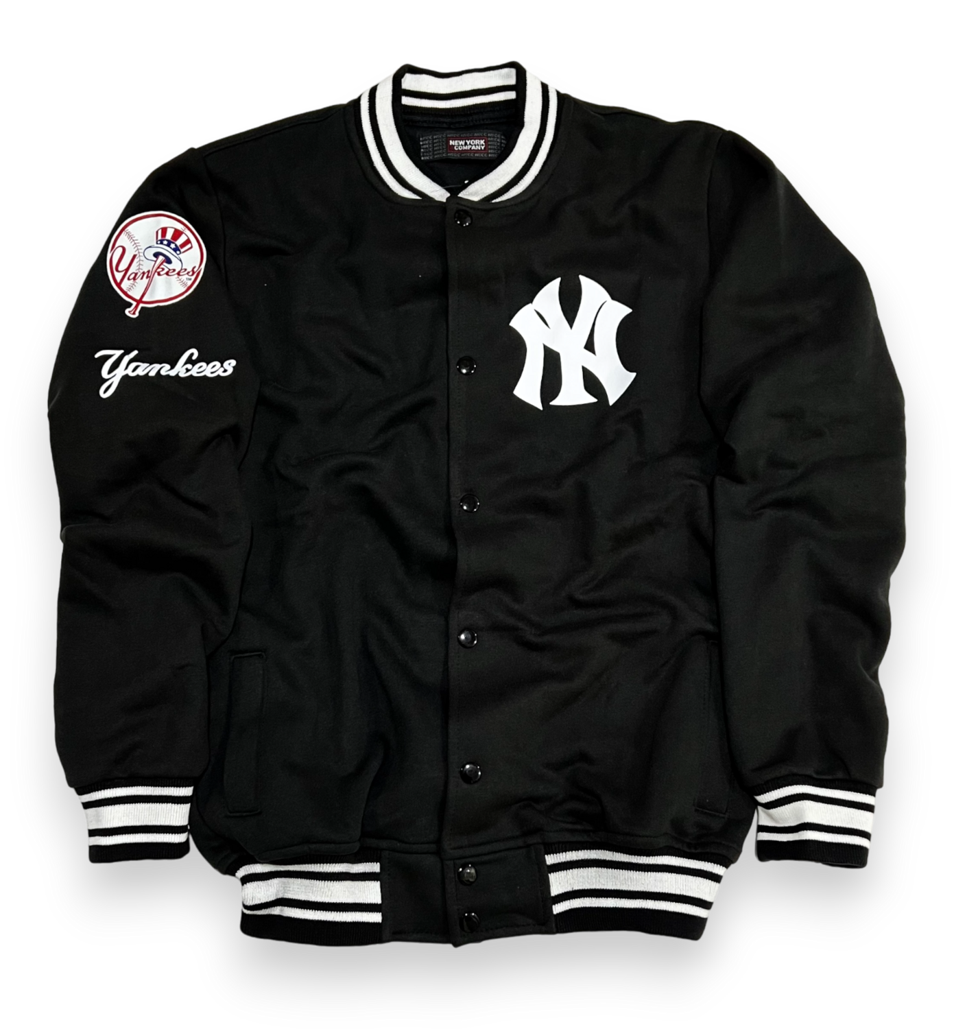 Suéter con botones NEYYAN YANKEES - Sudadera NY - Unitalla SM - negro