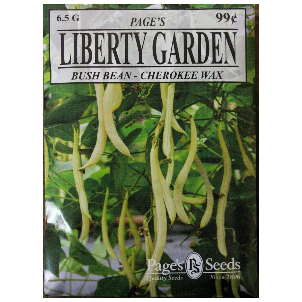 Liberty Garden Bush Bean (Cherokee Wax) 6.5 g
