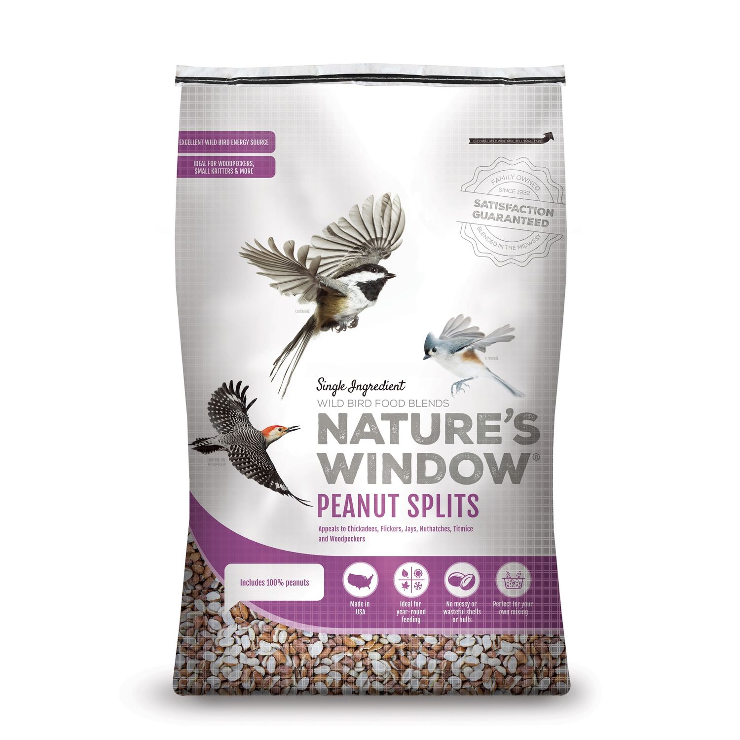 Nature’s Window Peanut Splits (30 lb)