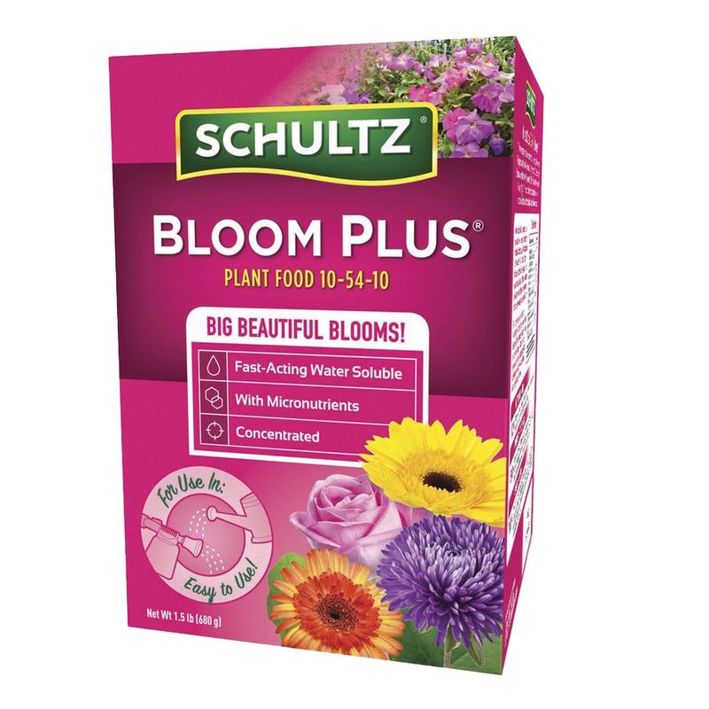 Schultz Bloom Plus Water Soluble Fertilizer 10-54-10 (1.5 lb)