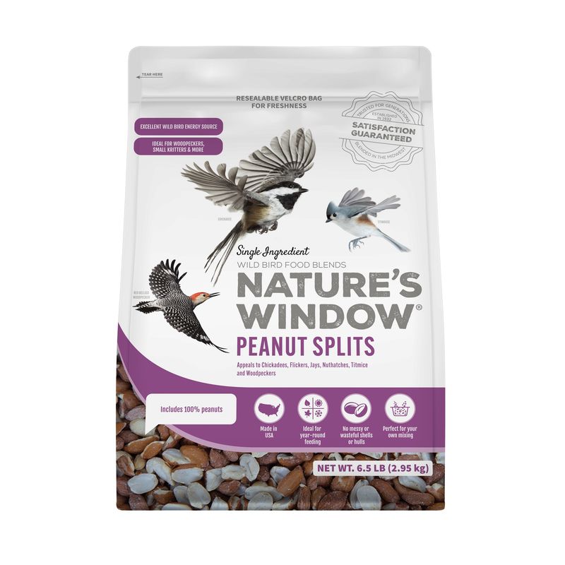 Nature’s Window Peanut Splits (6.5 lb)