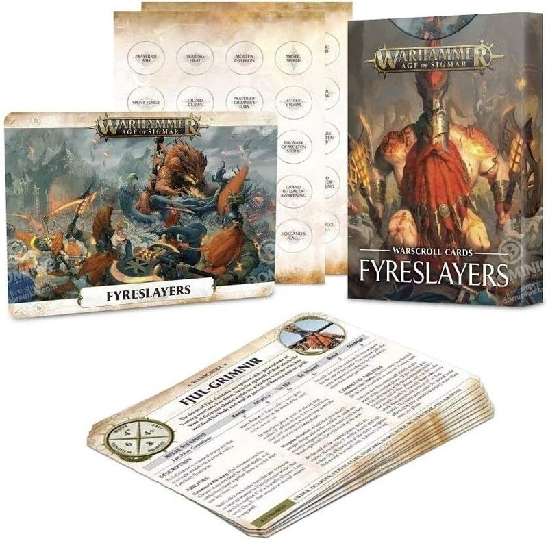AoS:Warscroll Cards: Fyreslayers