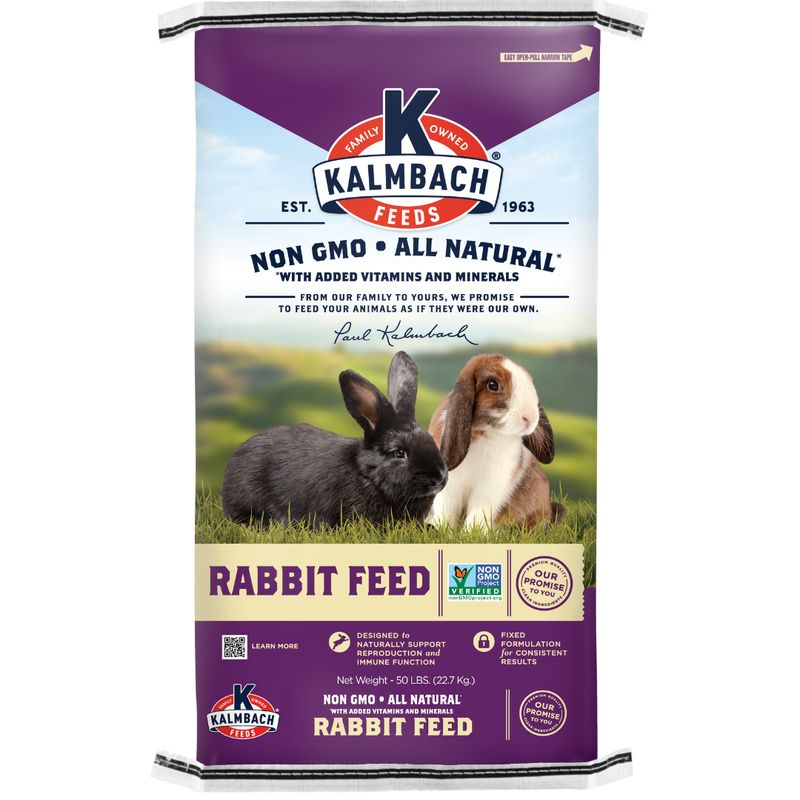 RABBIT 16% NON-GMO 50LB KALMBACH