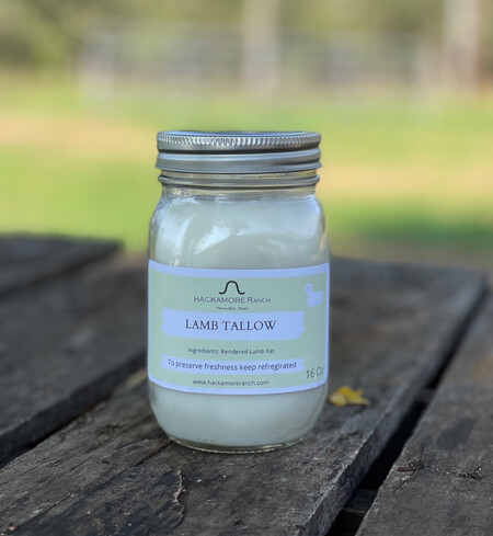 Lamb Tallow 16 Oz. | Pasture-Raised Lamb in TX