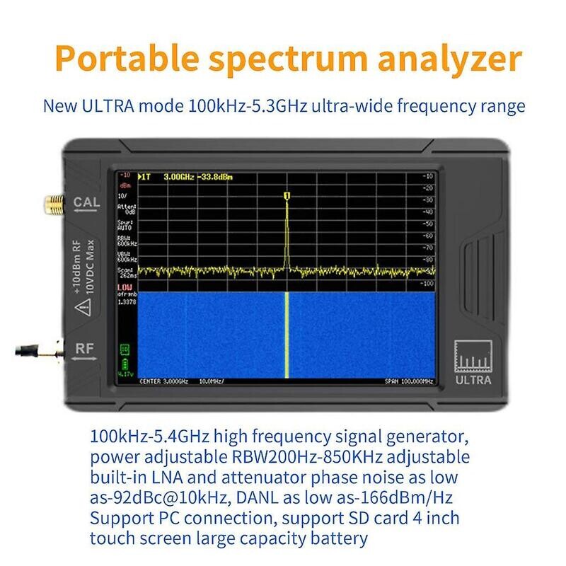 Tinysa Ultra Spectrum Analyzer Tinysa Ultra 100k 5 3ghz Rf Signal