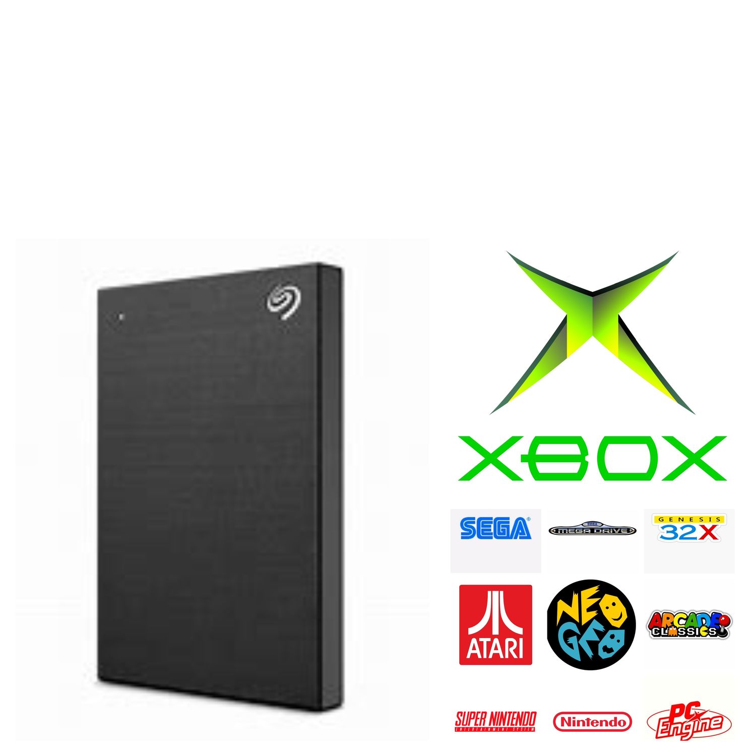 Micro Cade Computer Only 2TB Preloaded XBOX Hard Drive – Classic ...