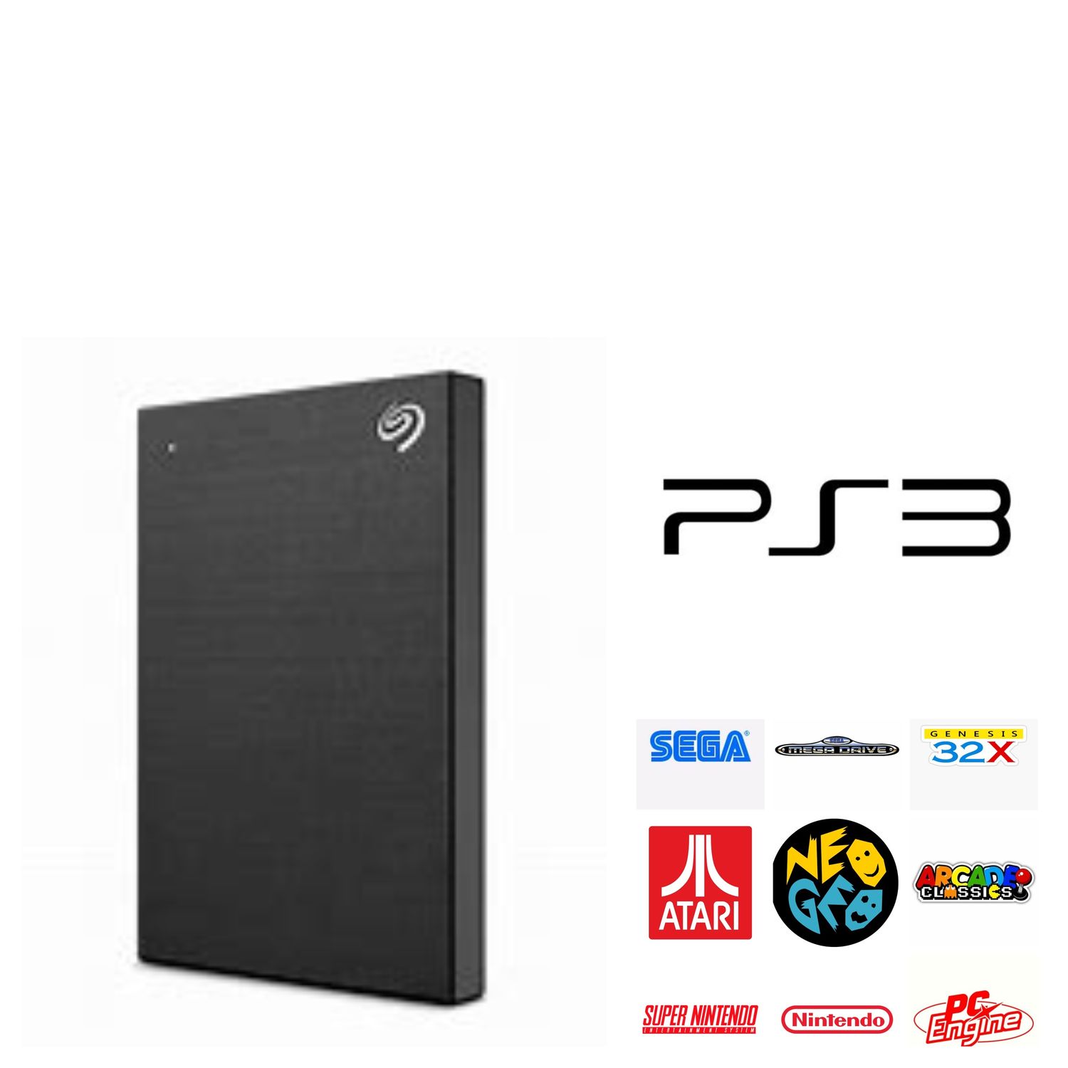 Micro Cade Computer Only 5TB Preloaded PS3 Hard Drive – Classic Gaming on Your PC, Laptop, or ...