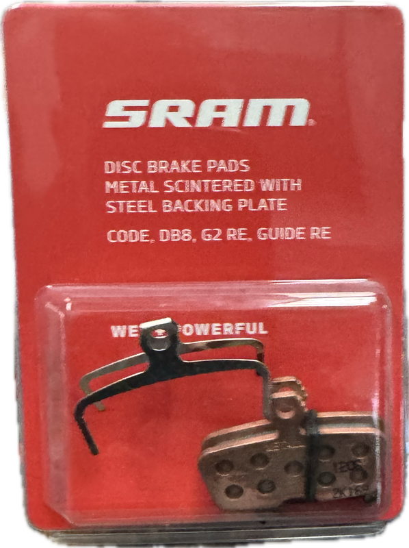 Sram Disc Brake Pads Metal Scintered Code, DB8, G2 RE, Guide RE