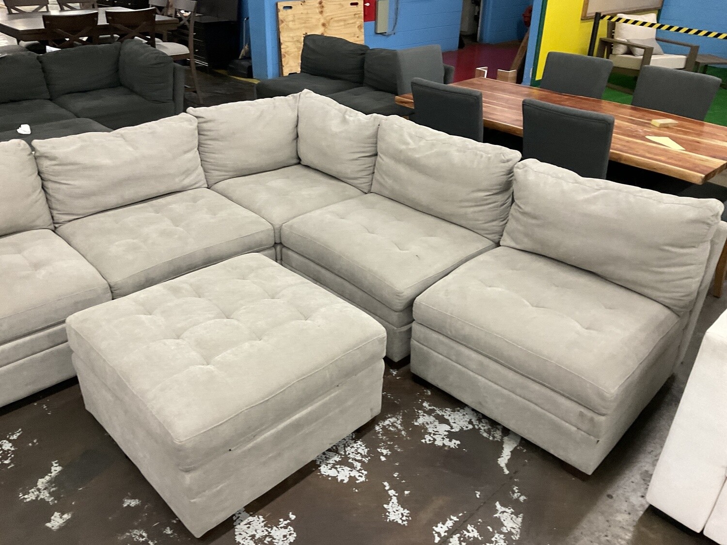 TISDALE 6PC FAB SECTIONAL