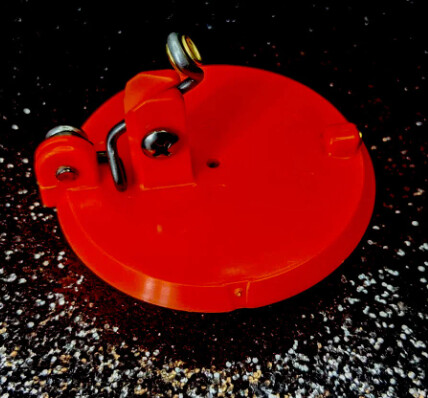 Slide Diver Small Orange