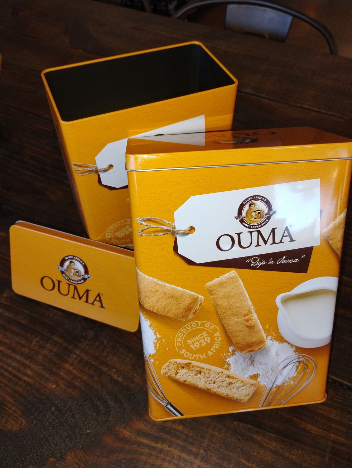 Ouma Rusks Empty Tin 500g