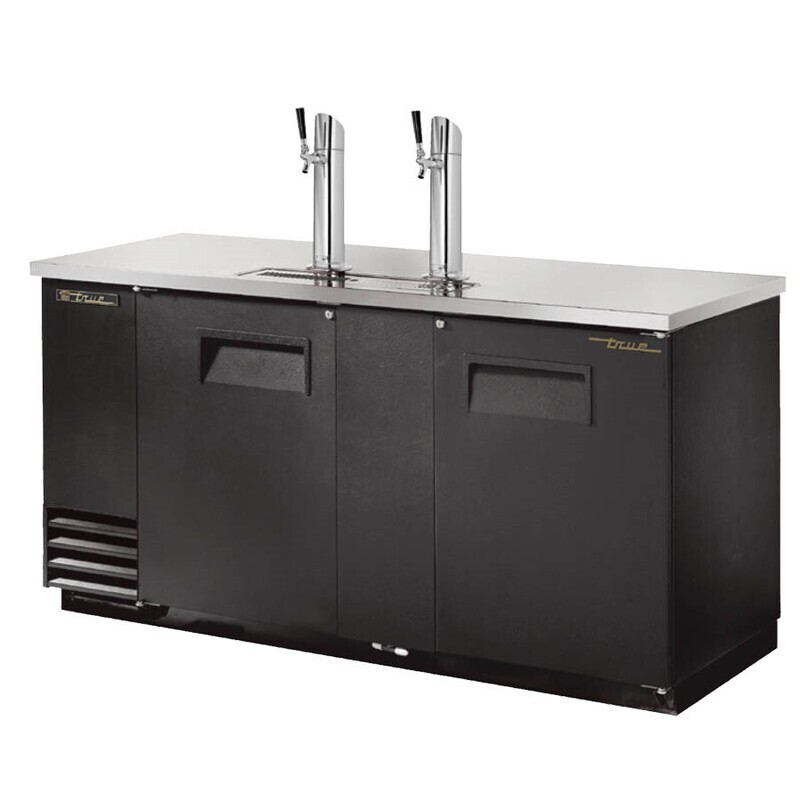 True Manufacturing TDD-3-HC Draft Beer Cooler, 3 Keg