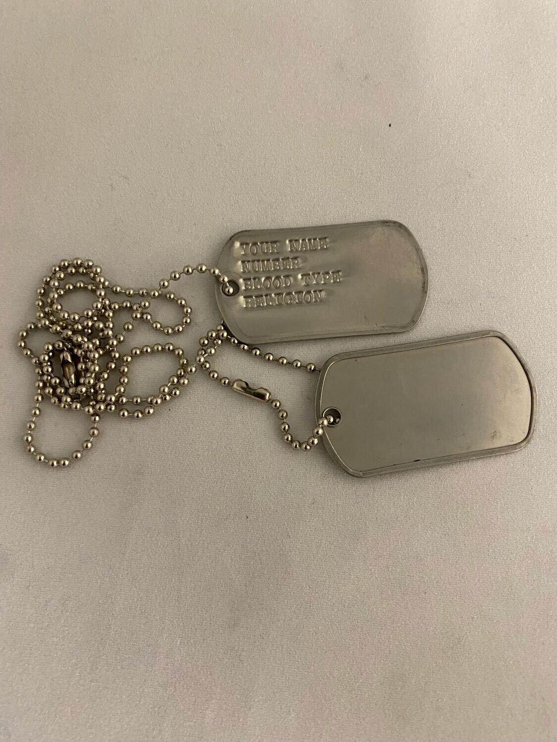 Military Dog Tags Custom Printed - Order Online - Millworks Custom ...
