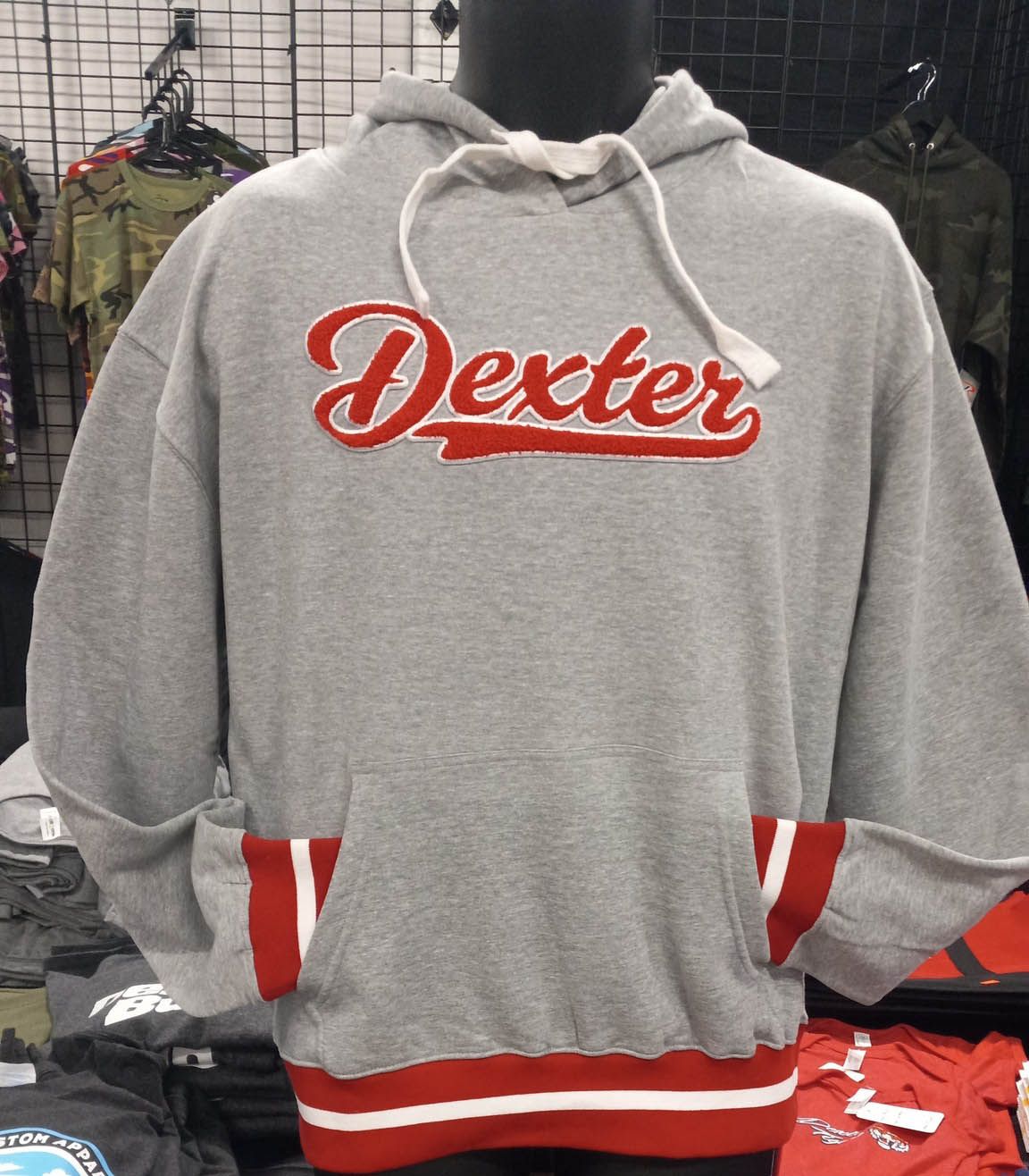 Dexter Vintage Patch Stadium Hoodie, Adult - Order Online - Millworks ...