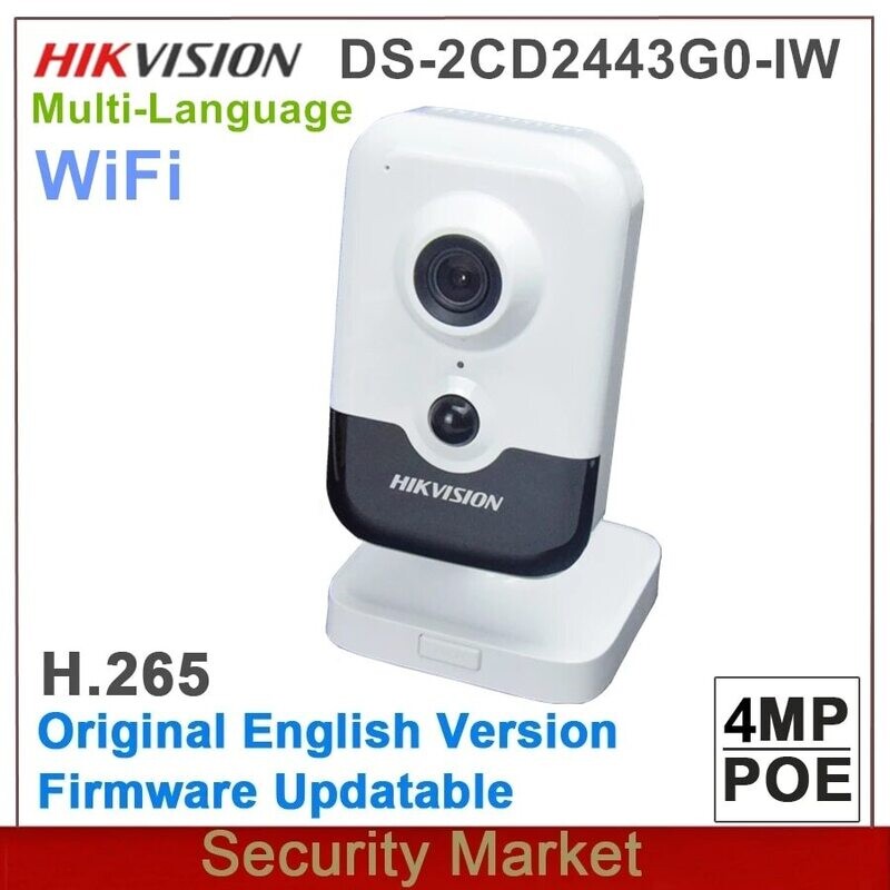 Original Hikvision English Version 4MP IR Cube Network Camera DS ...