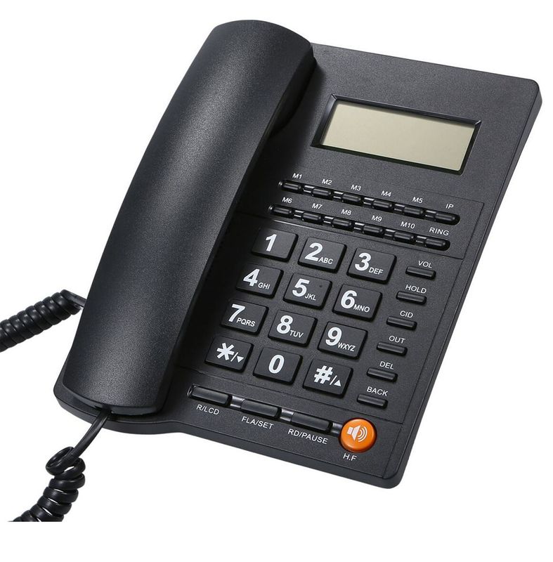 Téléphone filaire filaire, Téléphone standard filaire de bureau