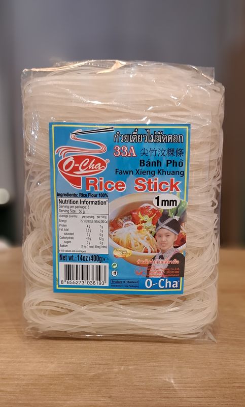 O-cha Rice Stick 1mm (400g)