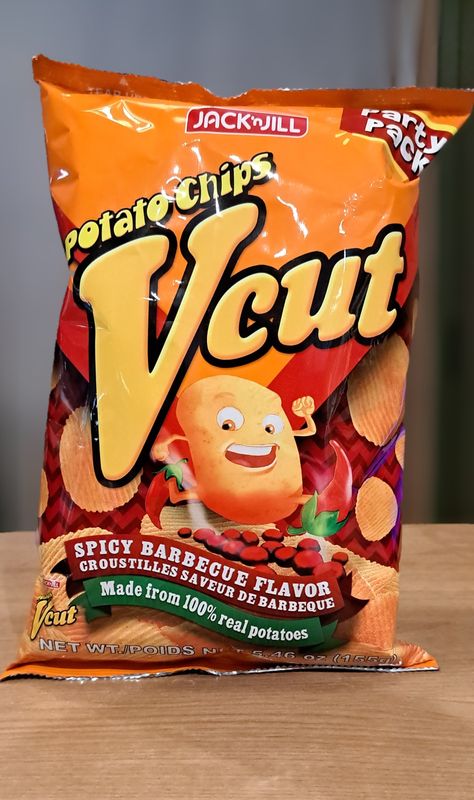 Potato Chips Vcut Spicy Barbecue Flavor (155g)