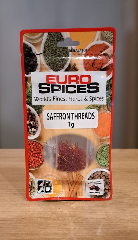 Euro Spice Saffron Threads (1g)