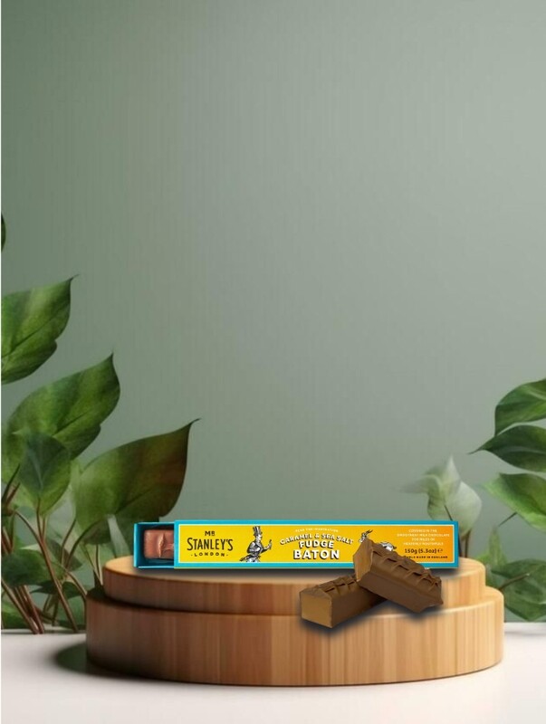 Mr. Stanleys Caramel und Sea Salt Fudge Baton 150g Bar